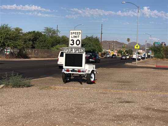 Speed Feedback Trailers City of Tucson