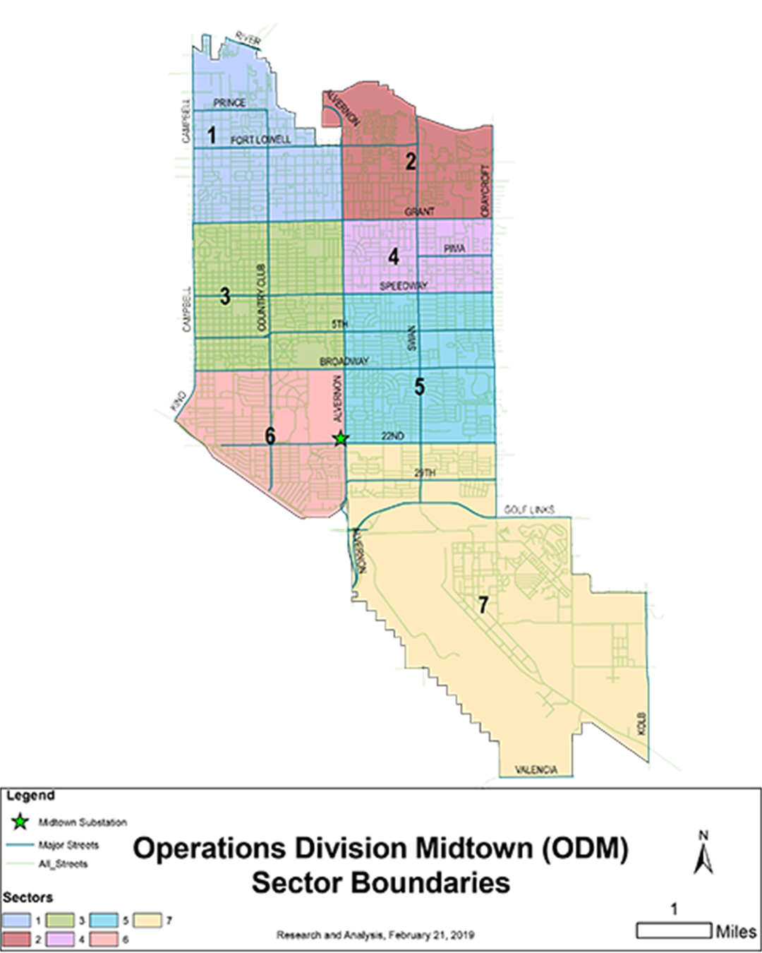Operations Division Midtown City of Tucson